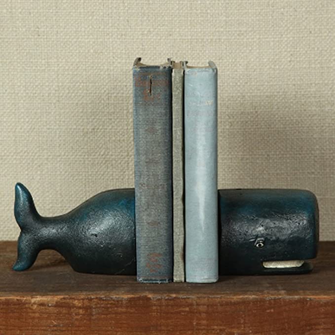 Whale Bookends – Stanley Art Foundry
