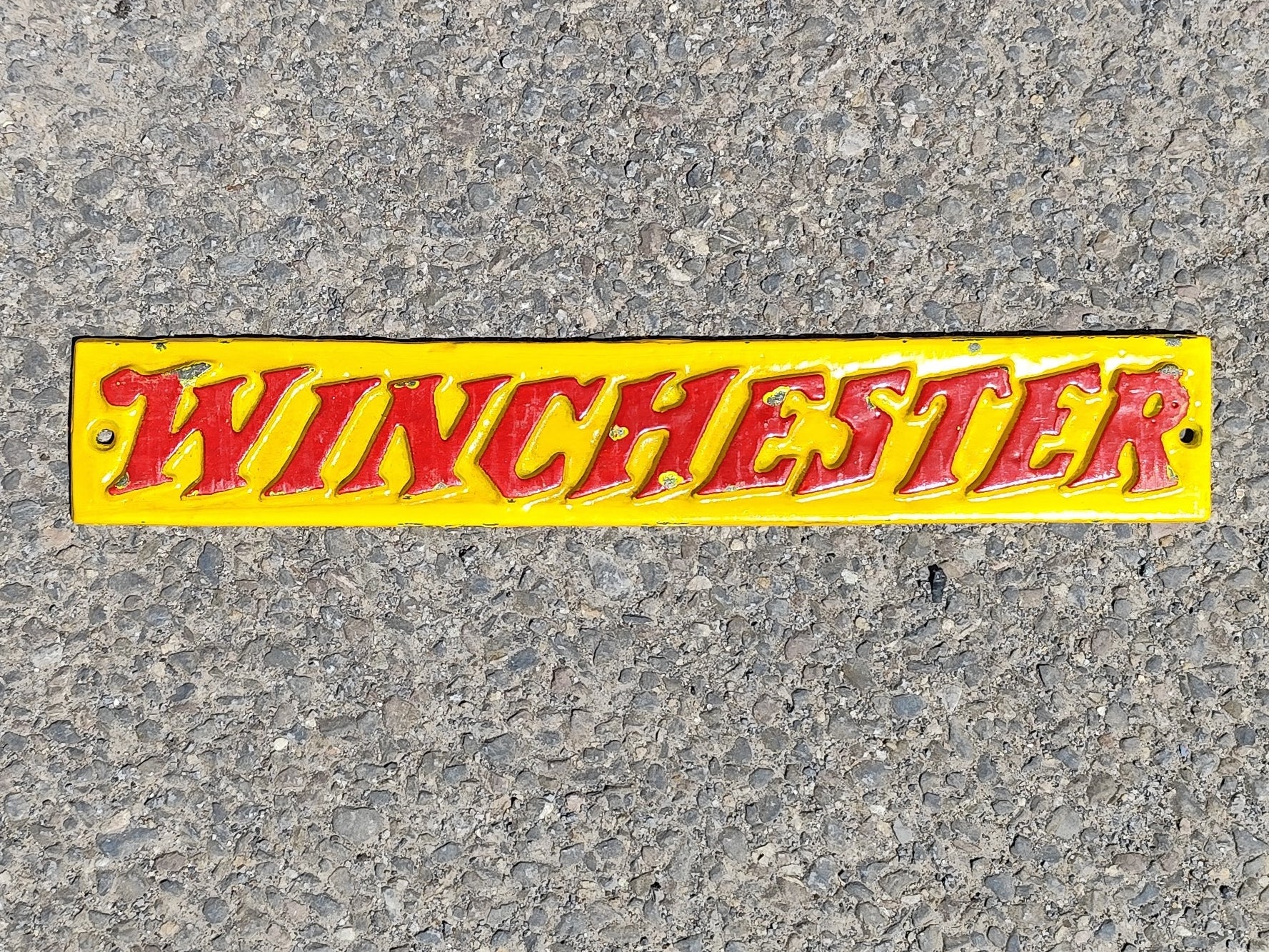 Winchester Sign – Stanley Art Foundry