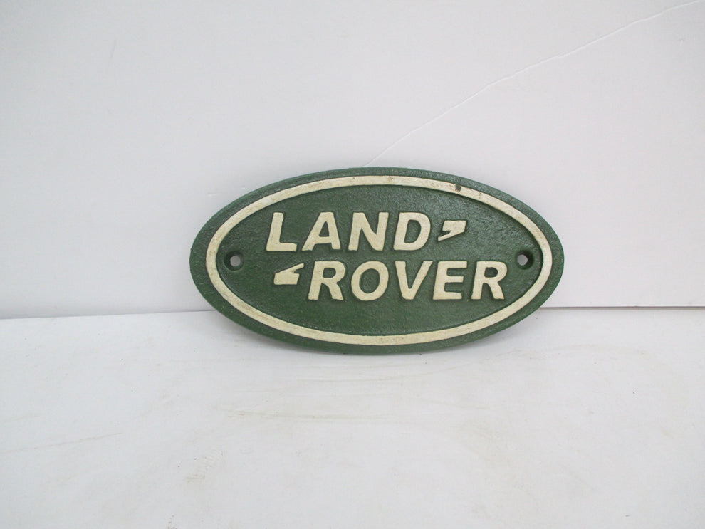 Sign L Rover - small oval – Stanley Art Foundry