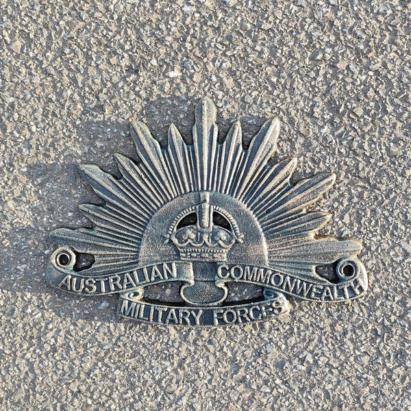 Australia Anzac Badge Sign 30cm – Stanley Art Foundry