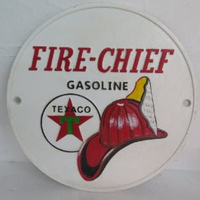 Texaco Fire Chief Sign – Stanley Art Foundry