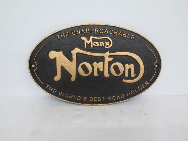 Manx Norton Sign – Stanley Art Foundry