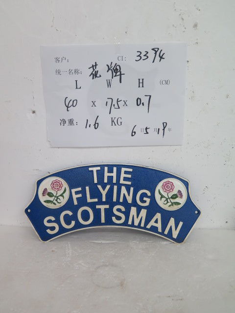 The Flying Scotsman Sign – Stanley Art Foundry