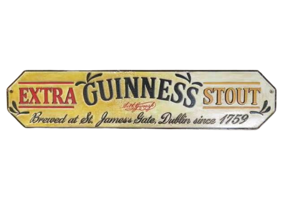 Extra Guinness Stout Sign – Stanley Art Foundry
