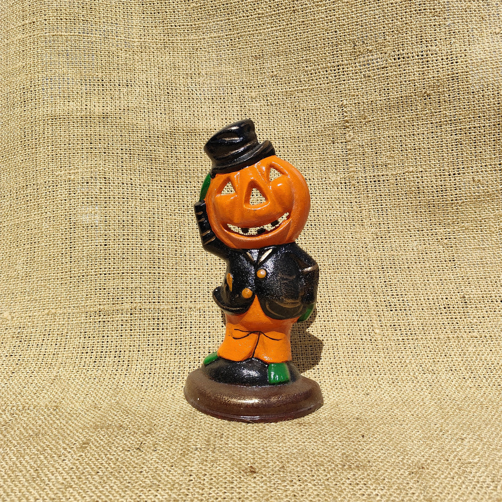 Pumpkin Man Doorstop – Stanley Art Foundry