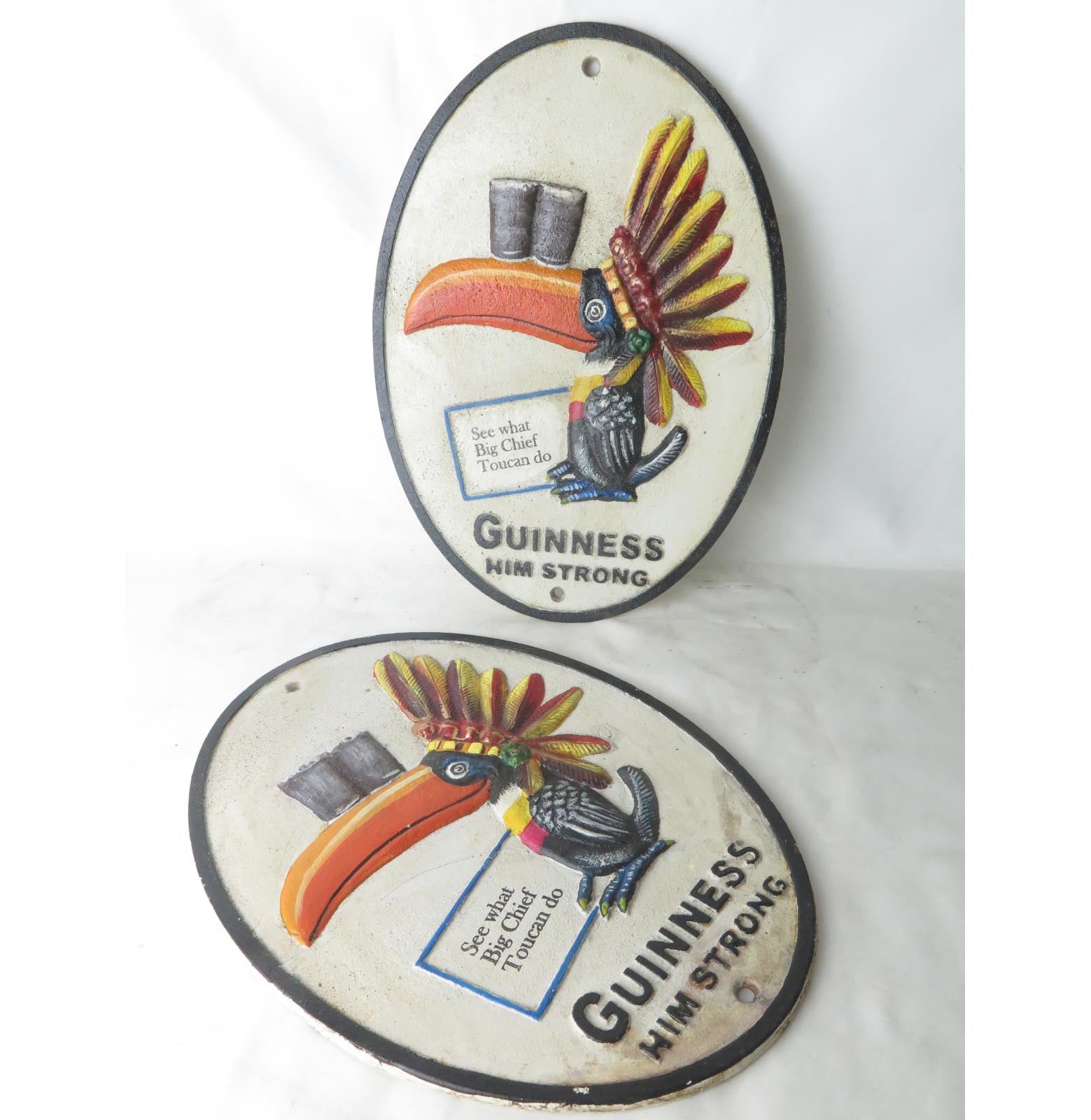 Toucan Sign Oval shape – Stanley Art Foundry