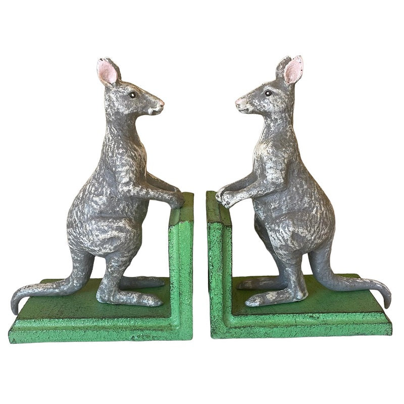 Kangaroo Bookends – Stanley Art Foundry