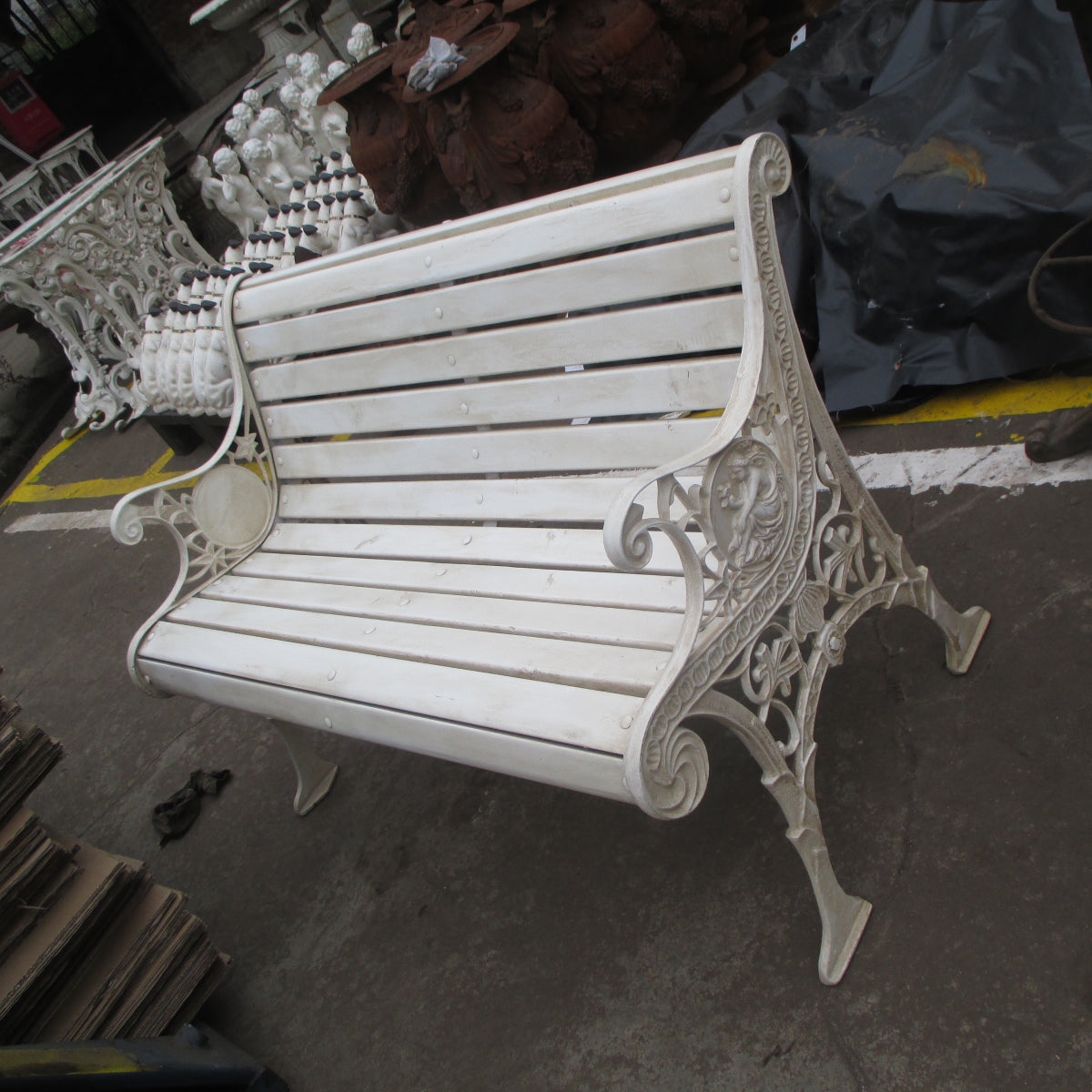 Cast Iron Two Seater Bird and Lady Bench – Stanley Art Foundry